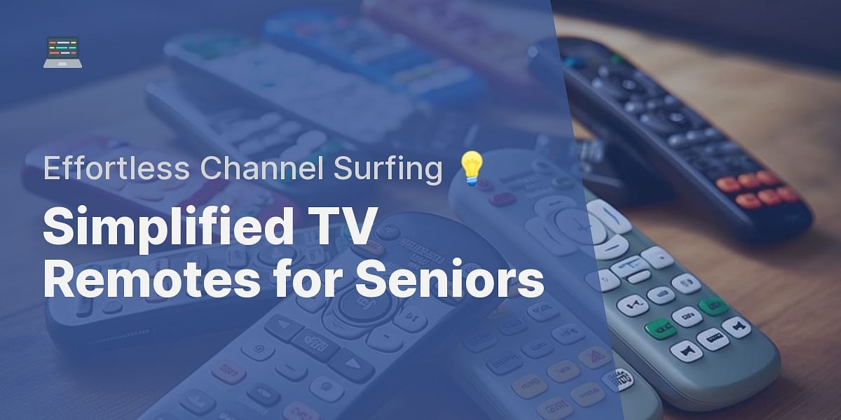 Exploring the Best Senior-Friendly TV Remotes for Easy Channel Surfing